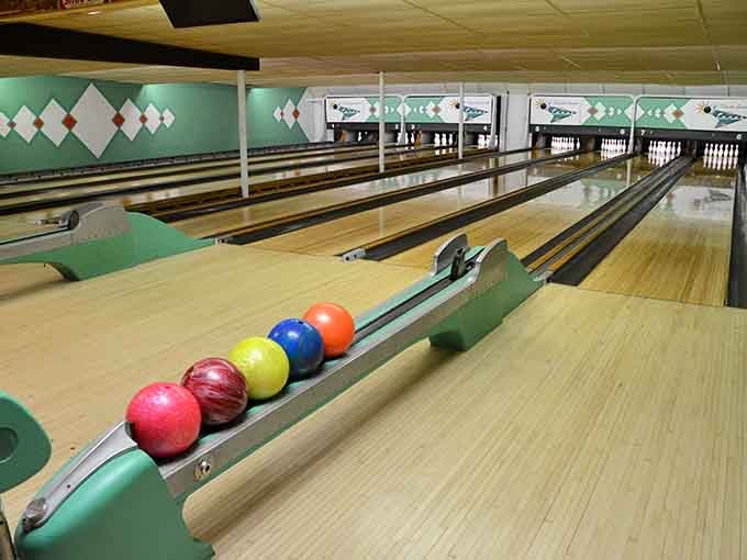 Those gleaming lanes stretch out like polished highways to pin-knocking paradise, beautifully maintained and ready for action.