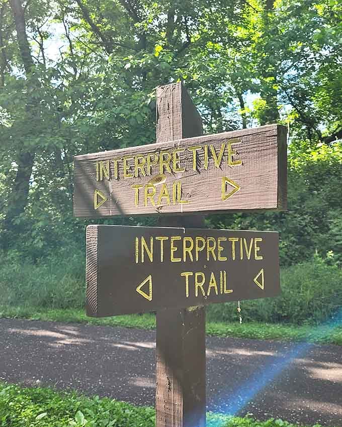 When even the trail signs look this charming, you know you've found a place that cares about the details.