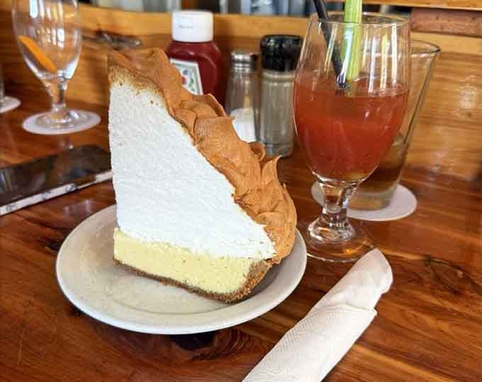 When your slice of Key lime pie stands taller than your coffee cup, you know you're in the right place.