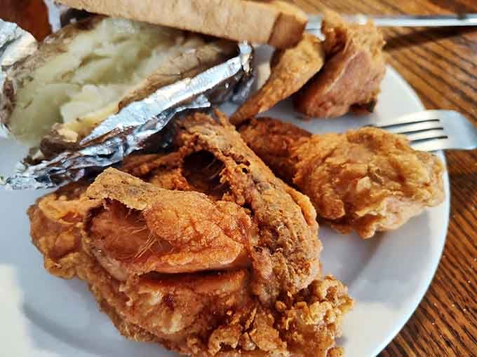 Golden, crispy perfection on a plate that'll make you forget every other chicken you've ever tasted before.