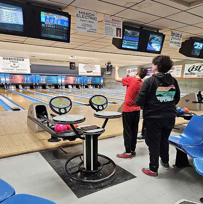 Bowling alleys are where communities gather, and this one keeps the tradition alive with every strike and spare.