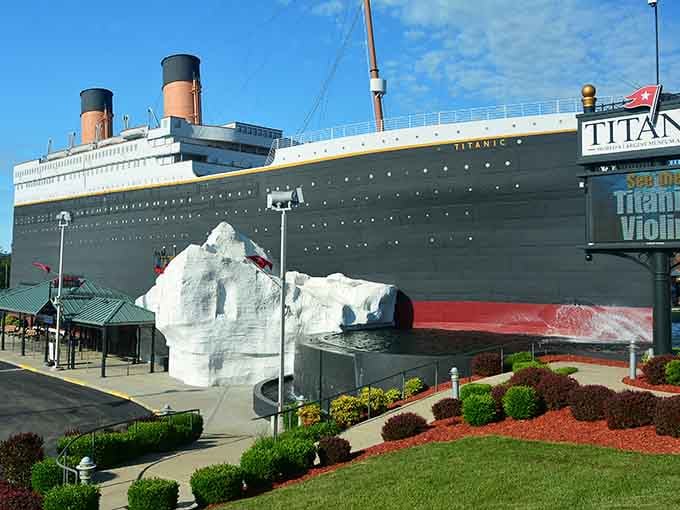 Half-scale Titanic replica lets you walk the decks without worrying about icebergs or Leonardo DiCaprio hogging the door.