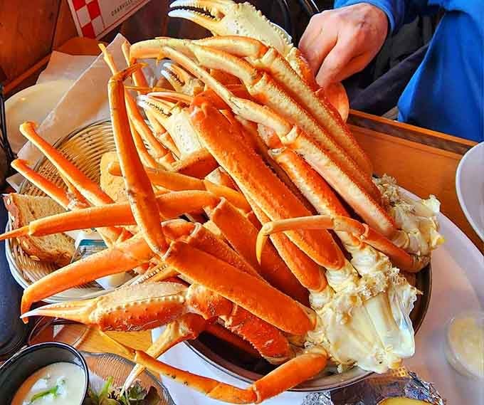Snow crab legs this magnificent deserve their own theme music, preferably something by John Williams.