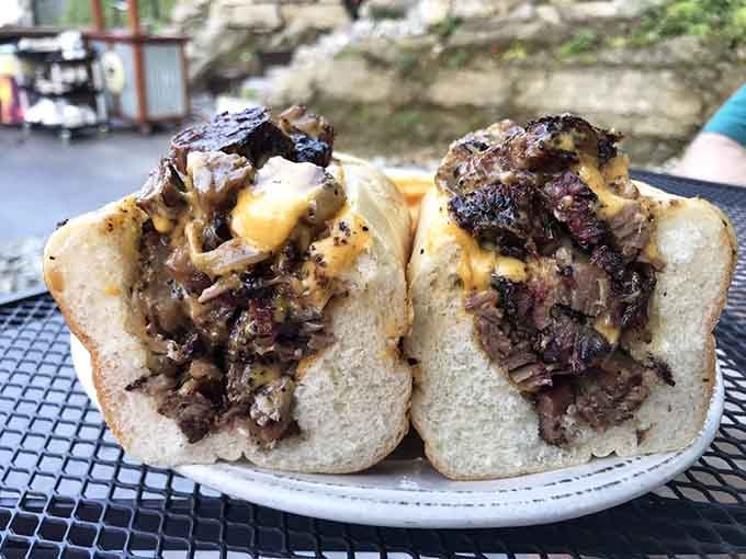 Beef brisket so tender it makes you question every other sandwich you've ever considered acceptable.