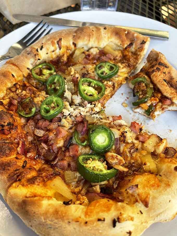 Those jalape&ntilde;o slices sitting atop this masterpiece aren't just decoration, they're a delicious dare you'll want to accept.
