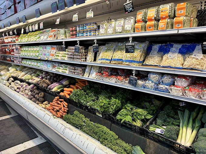 Fresh herbs and leafy greens line up like soldiers, ready to elevate your cooking from ordinary to extraordinary.