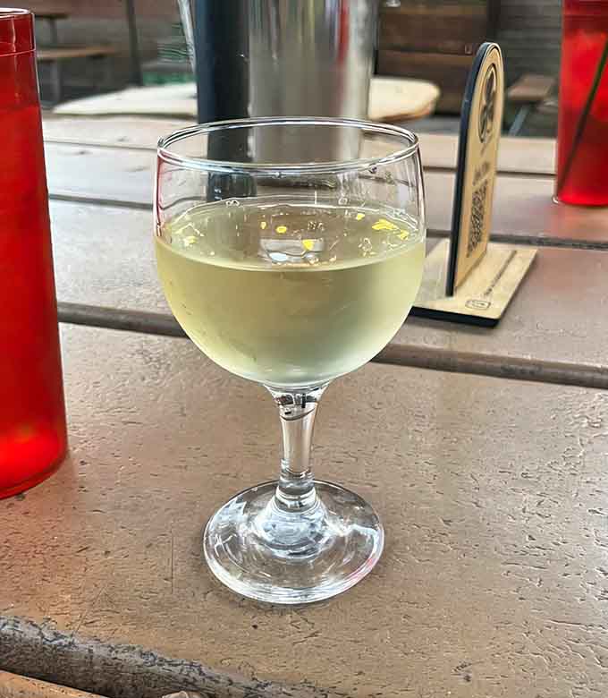 Crisp, cold, and catching the afternoon light just right, this glass knows how to make an entrance.