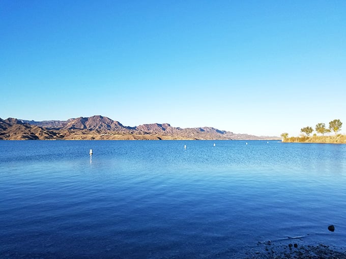 Water this blue in the middle of Arizona feels like nature's best-kept secret finally revealed.