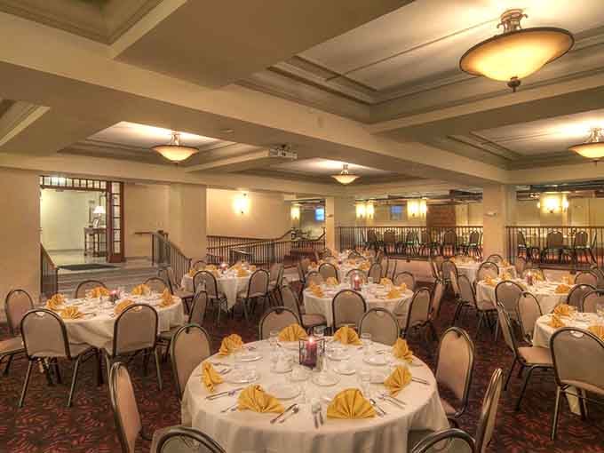 This ballroom has hosted more memorable celebrations than your uncle's questionable wedding DJ collection combined.