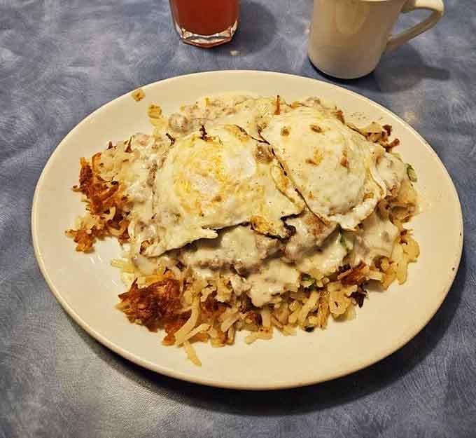 Hash browns meet Greek flavors in this skillet that proves breakfast doesn't have to choose between comfort and adventure.