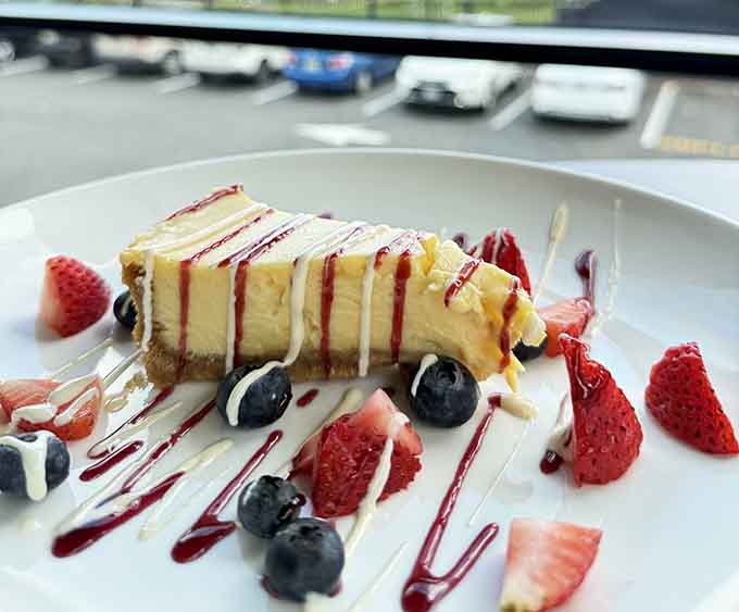 Baklava cheesecake: because sometimes you need dessert that represents two cultures living in delicious harmony on one plate.