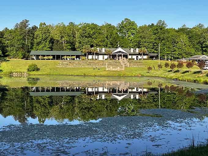 The Clinton House Plantation's wraparound porch practically begs you to sit a spell and soak in history.