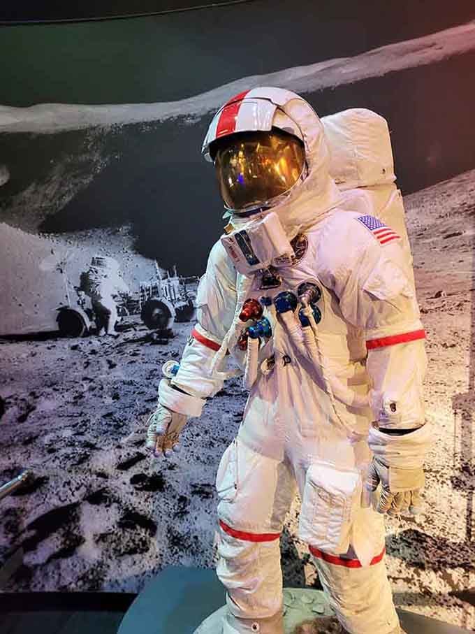 One small step for mannequin, one giant leap for Connecticut kids dreaming of becoming astronauts someday.