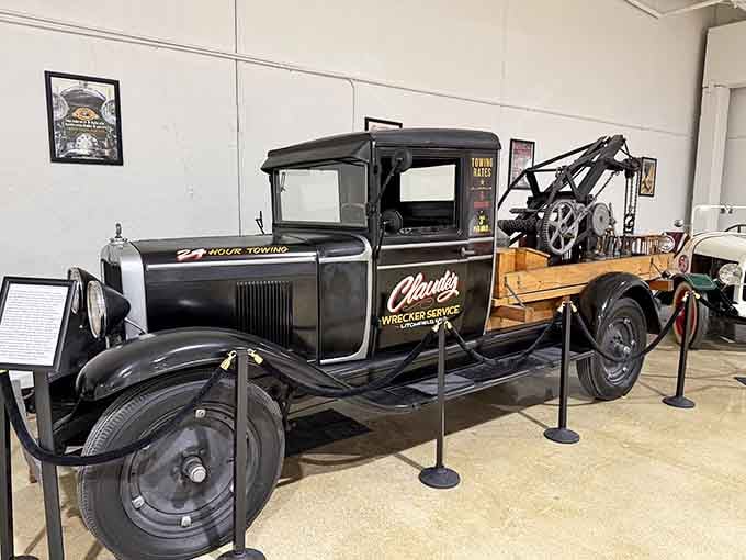 When tow trucks had personality and charm, they looked exactly like this beautiful vintage workhorse.