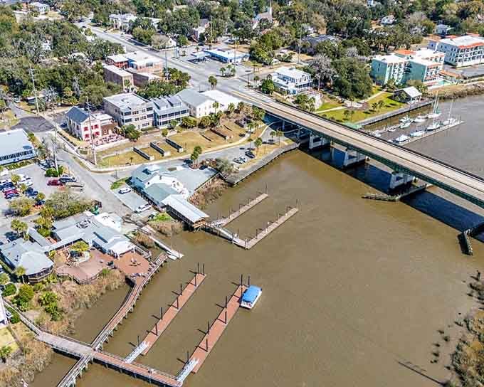 From above, Darien looks like someone carefully arranged a postcard and forgot to mail it anywhere.