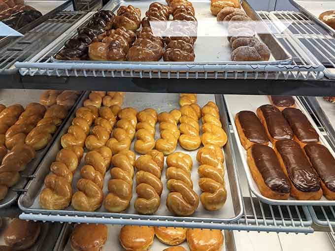 Fresh from the fryer, these beauties are still cooling down from their hot oil spa treatment.