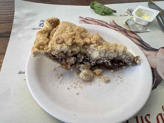 Shoofly pie with that perfect crumb topping: sweet, molasses-rich, and utterly addictive in the best way.