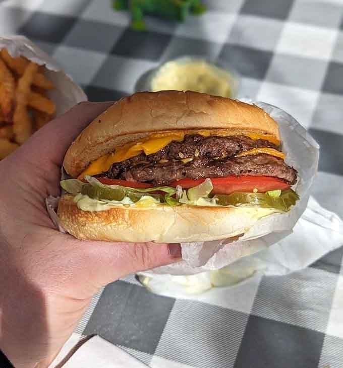 This beauty requires the two-handed grip your grandfather used on his bowling ball back in the league days.