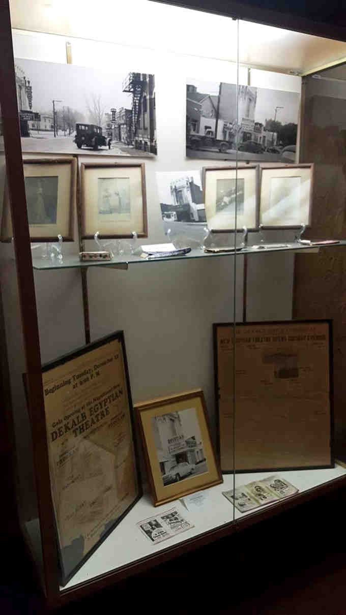 Vintage photographs and memorabilia whisper stories of opening nights when Ginger Rogers was still dancing.