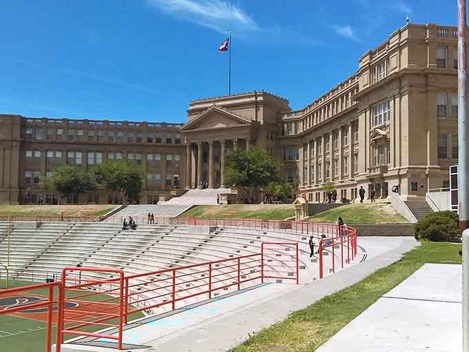 El Paso High School's architecture could give East Coast prep schools a run for their money, minus the tuition.