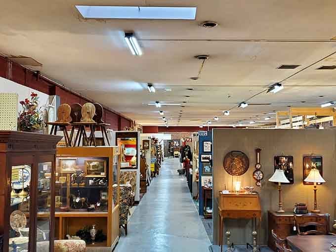 These endless aisles stretch like a timeline of American style, inviting exploration at every turn.