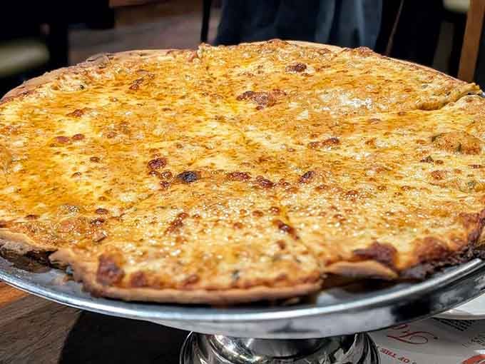 This vodka sauce pizza proves that sometimes innovation and tradition can share the same delicious space on a perfectly baked crust.