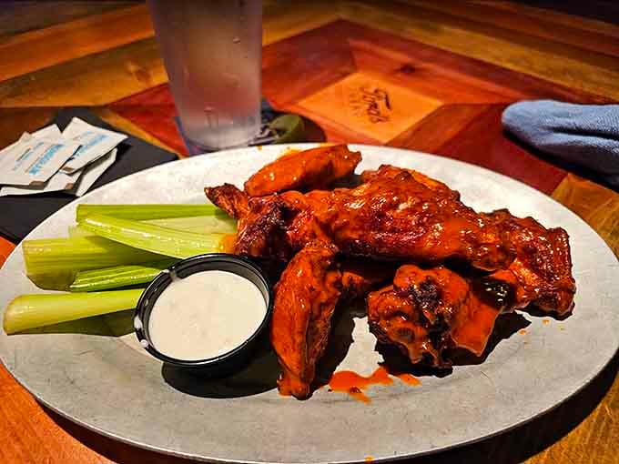 These wings come sauced, glazed, and ready to make you forget about using napkins altogether.