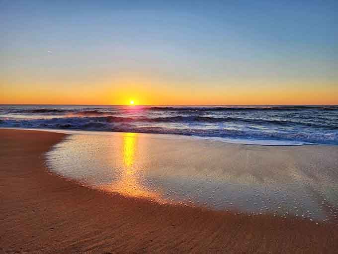 When the Pacific sunset paints the wet sand gold, you understand why people write poetry about beaches.