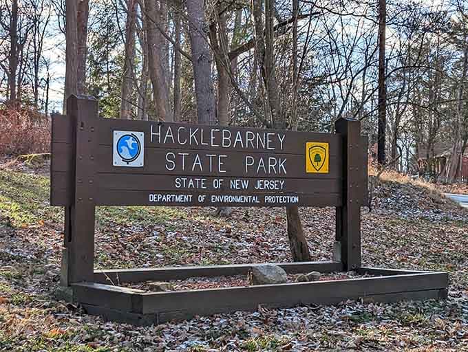 That sign isn't just welcoming you to a park, it's your golden ticket to New Jersey's best-kept natural secret.
