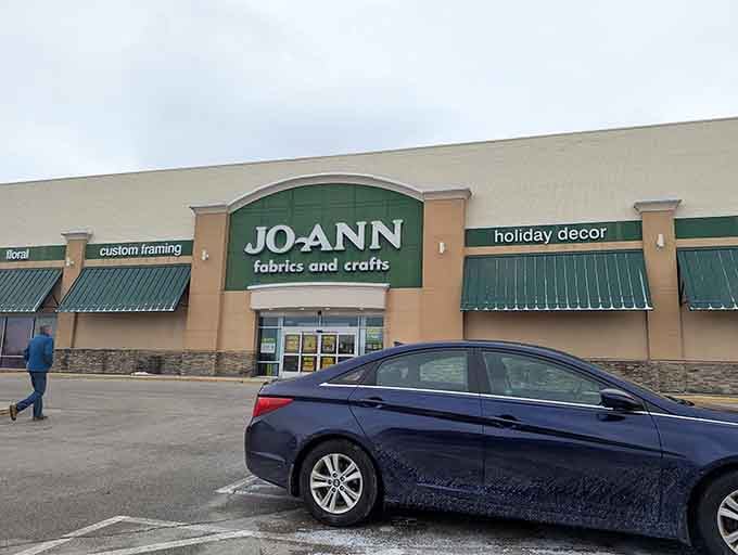 Even the craft stores here maintain that small-town aesthetic, because Hudson doesn't do anything halfway.