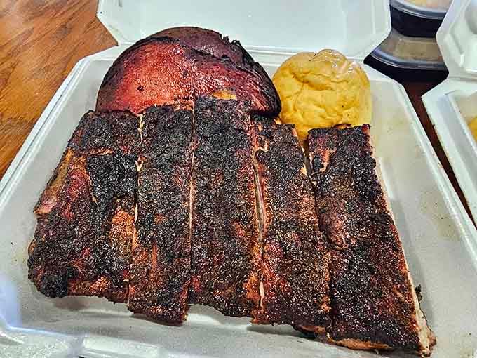 When ribs and brisket share a plate, it's not a meal, it's a smoky celebration.