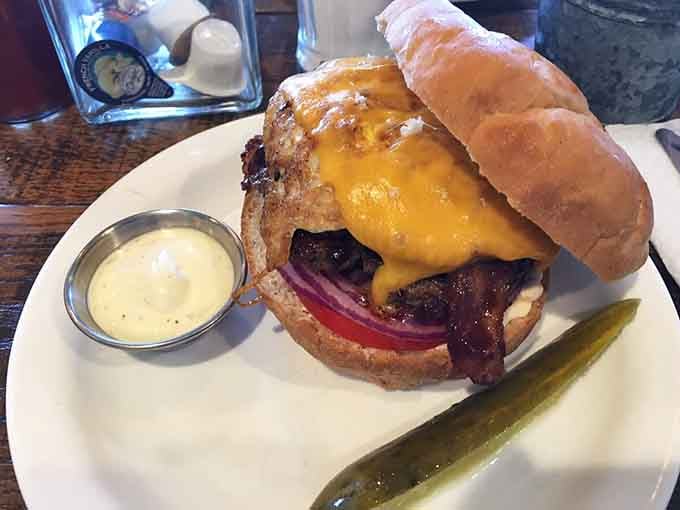 Behold the Kangaroo burger, proof that Jaspers isn't afraid to hop into uncharted culinary territory.