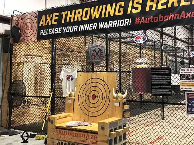Because sometimes you need to throw axes after racing karts, releasing your inner warrior one bullseye at a time.