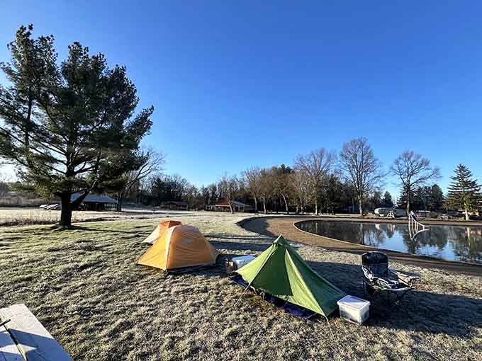 Some folks love this place so much they camp right on the grounds for extended summer bliss.