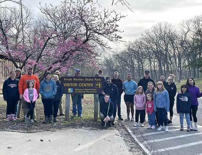 Spring visitors gather at the entrance, ready to discover what locals have quietly enjoyed for years.