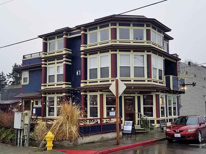 Victorian architecture gets a vibrant makeover in this eye-catching building that demands a second look.