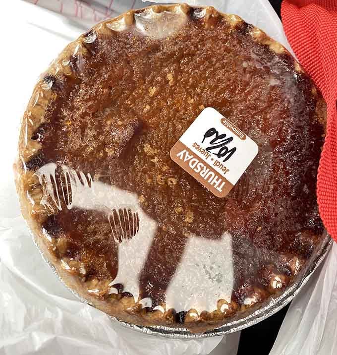 This sweet potato pie looks like it could solve world peace, one delicious slice at a time.