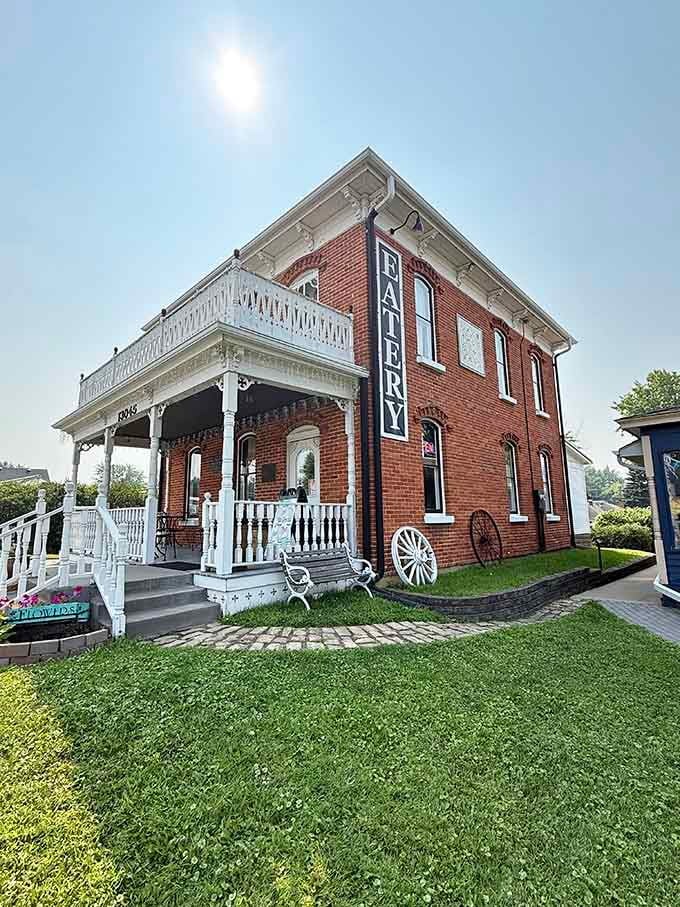 Gustaf's On Main sits in a historic building that's seen more community gatherings than your family's group text thread.