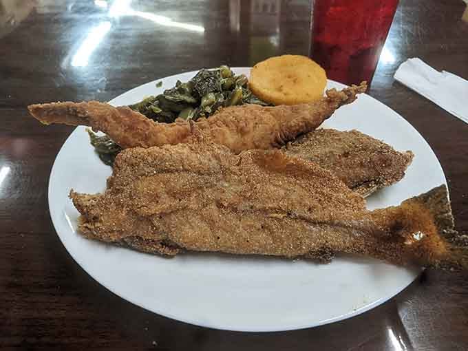 Golden fried catfish that would make any fish jealous of not being born in the South instead.
