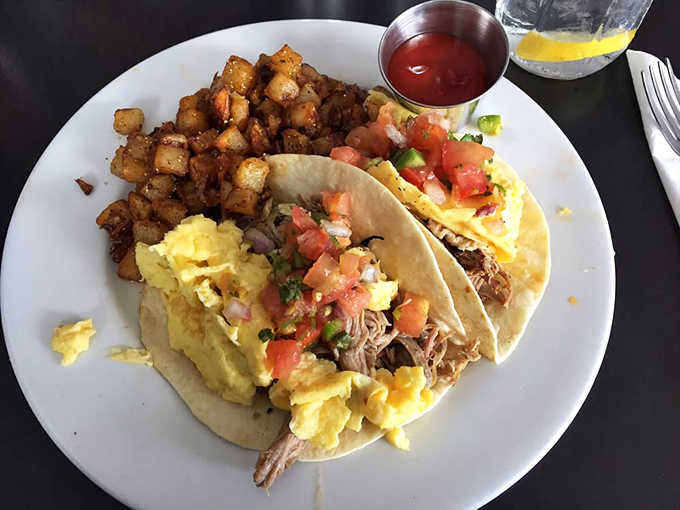 Pulled pork tacos for breakfast prove that rules are meant to be deliciously broken, especially before noon.