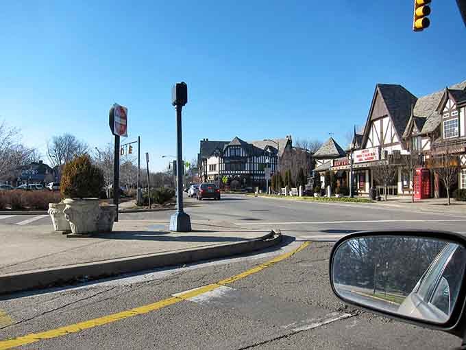Driving through feels like your GPS accidentally routed you through the English countryside, minus the roundabouts and confusion.