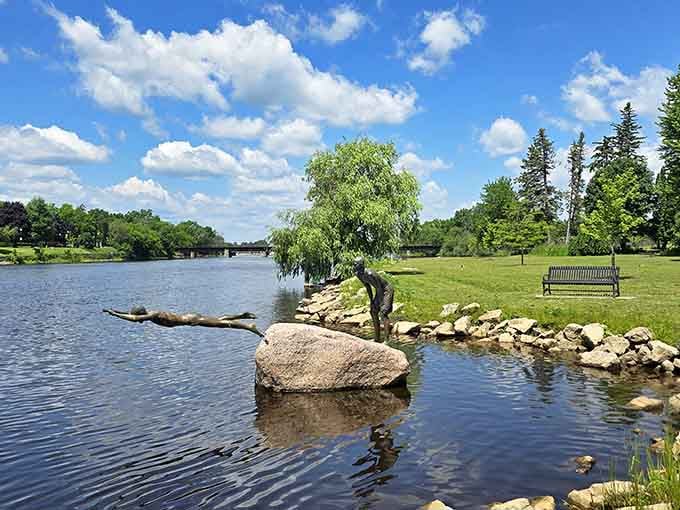 Stephenson Island Park offers waterfront serenity without requiring a yacht club membership or trust fund to enjoy it.