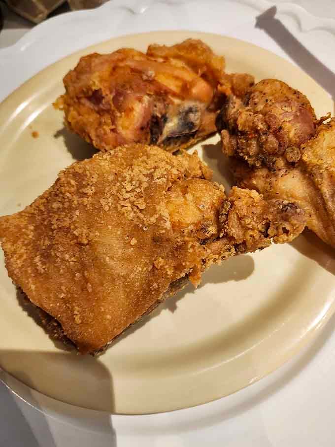 Golden, crispy, and perfectly seasoned &ndash; this is what fried chicken dreams are made of.