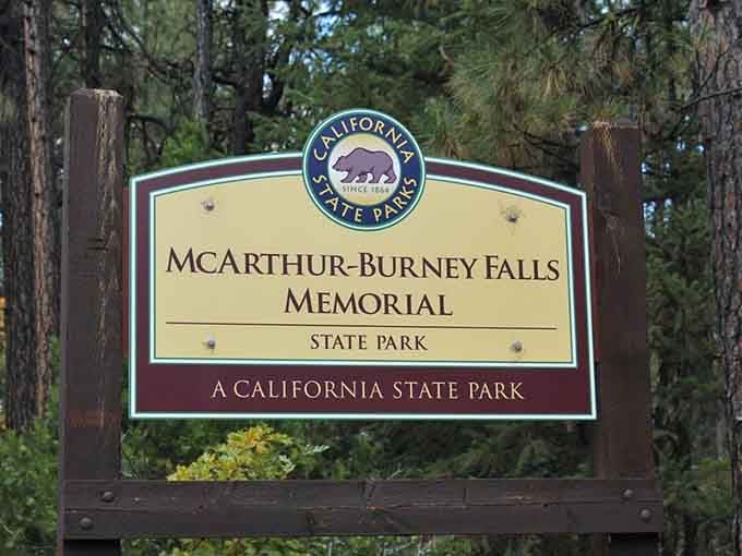 The official welcome sign that marks your entry into one of California's most underrated natural wonders.