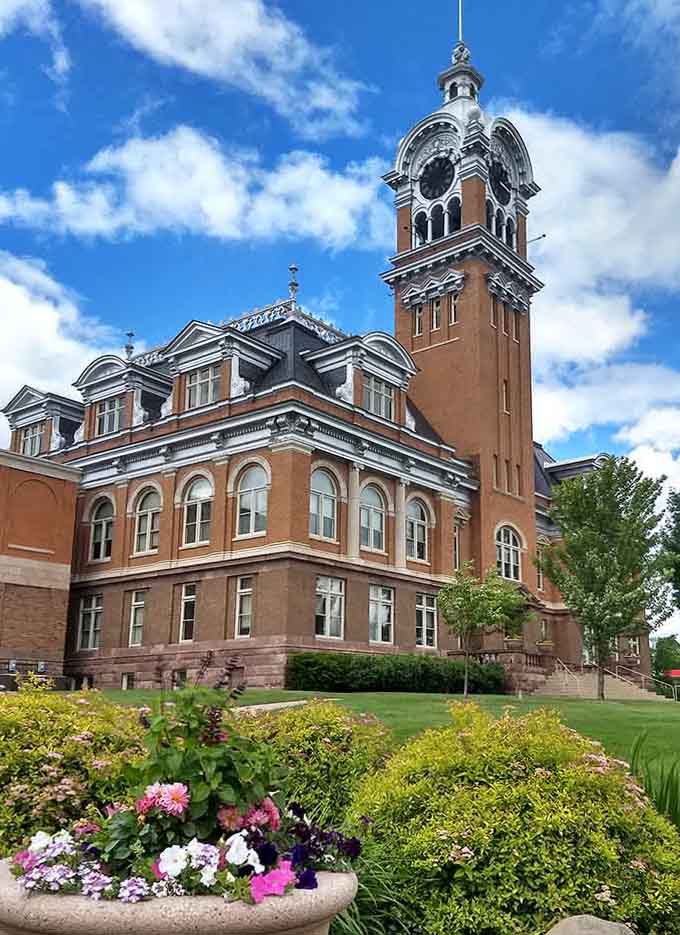 This ornate Victorian beauty showcases the kind of architectural detail that would cost a fortune to replicate in today's world.