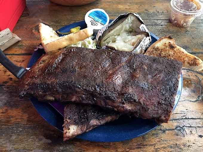 Behold: ribs so tender they're practically waving goodbye to the bone before you even pick them up.