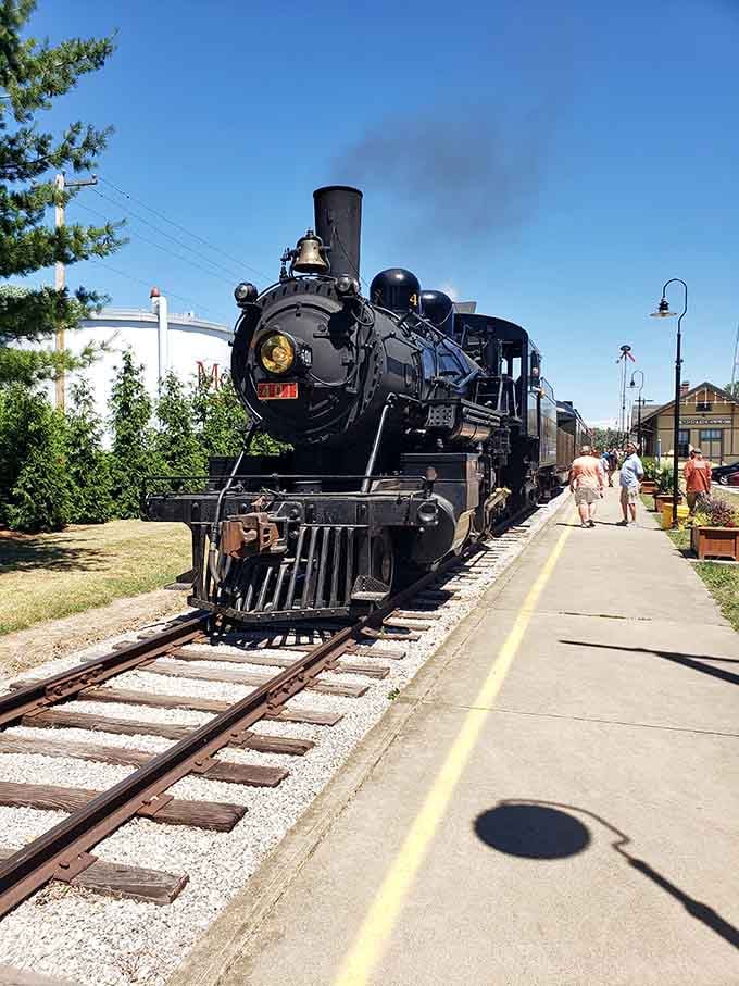 This sleek beauty proves that trains in the 1950s had more style than most cars do today.