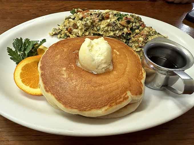 Fluffy pancakes with a pat of butter melting on top &ndash; this is what breakfast dreams are made of.