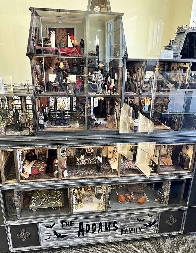 The Addams Family mansion in miniature form proves that creepy and kooky works at any scale, darling.