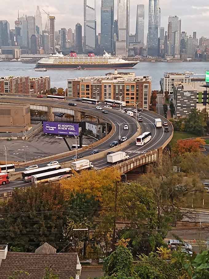 These curved highways might confuse outsiders, but to us they're just another Tuesday commute through the Garden State.
